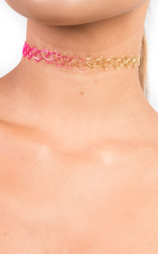 Multi c Dia Stretch Choker | ikrush