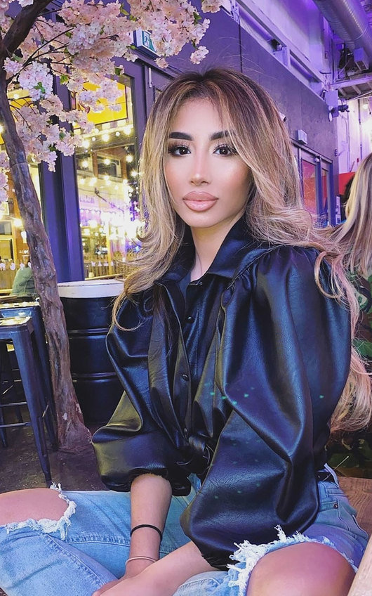 Black Jasmen Faux Leather Button Up Top | ikrush